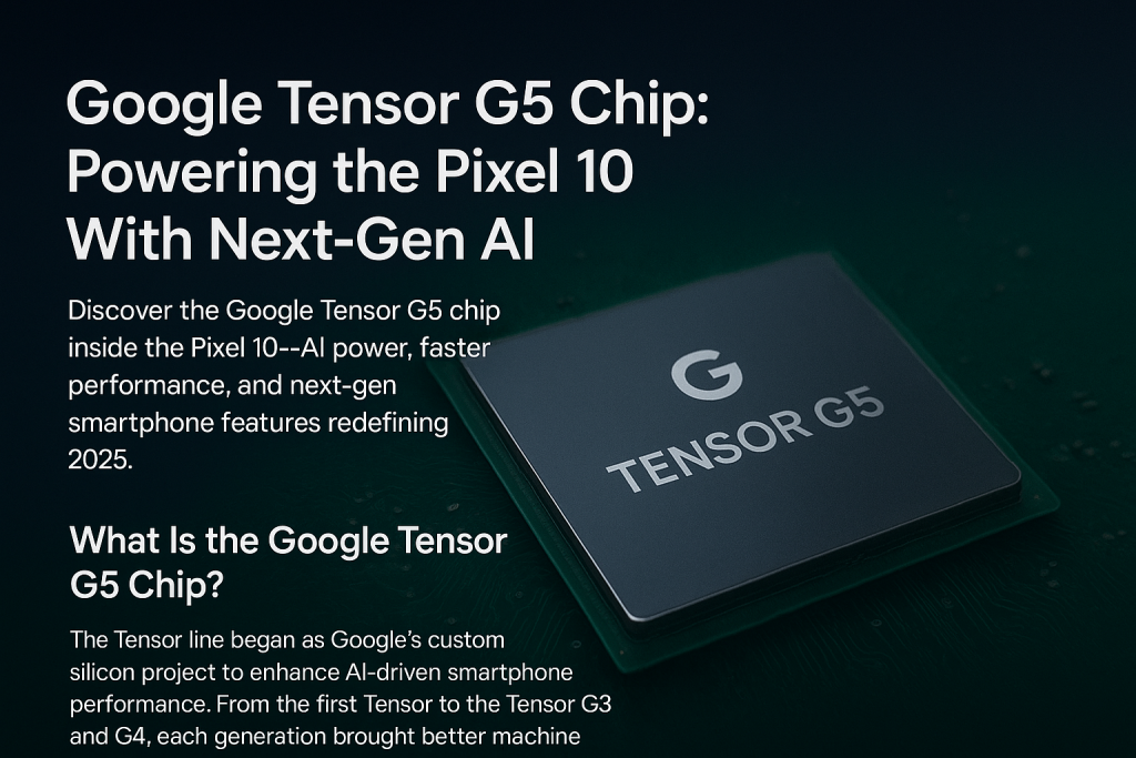 Google Tensor G5 Chip Features & Performance for Pixel 10